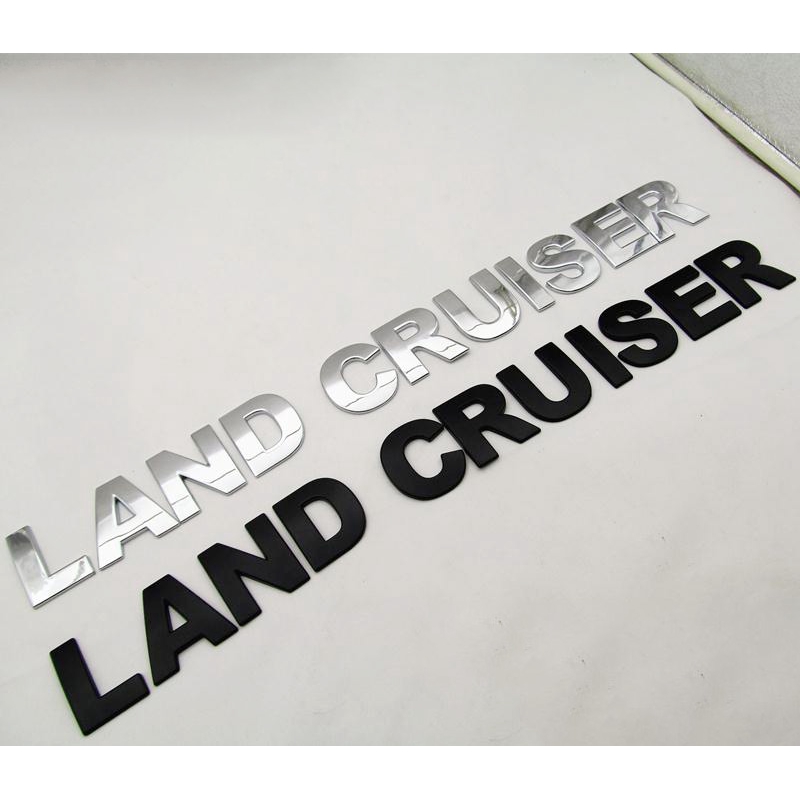 Toyota LAND CRUISER logo metal front cover body trunk stickers | Shopee ...