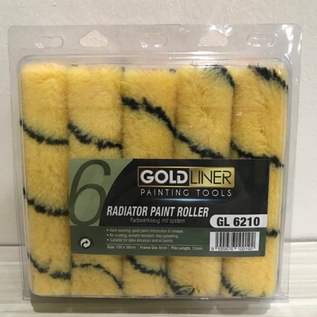 6" GL6210 GOLDLINER RADIATOR PAINT ROLLER REFILL(FOR 1 PCS) | Shopee ...