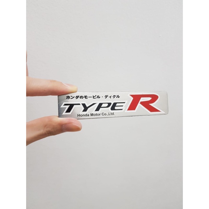 Honda type R kanji car plate Emblem | Shopee Malaysia