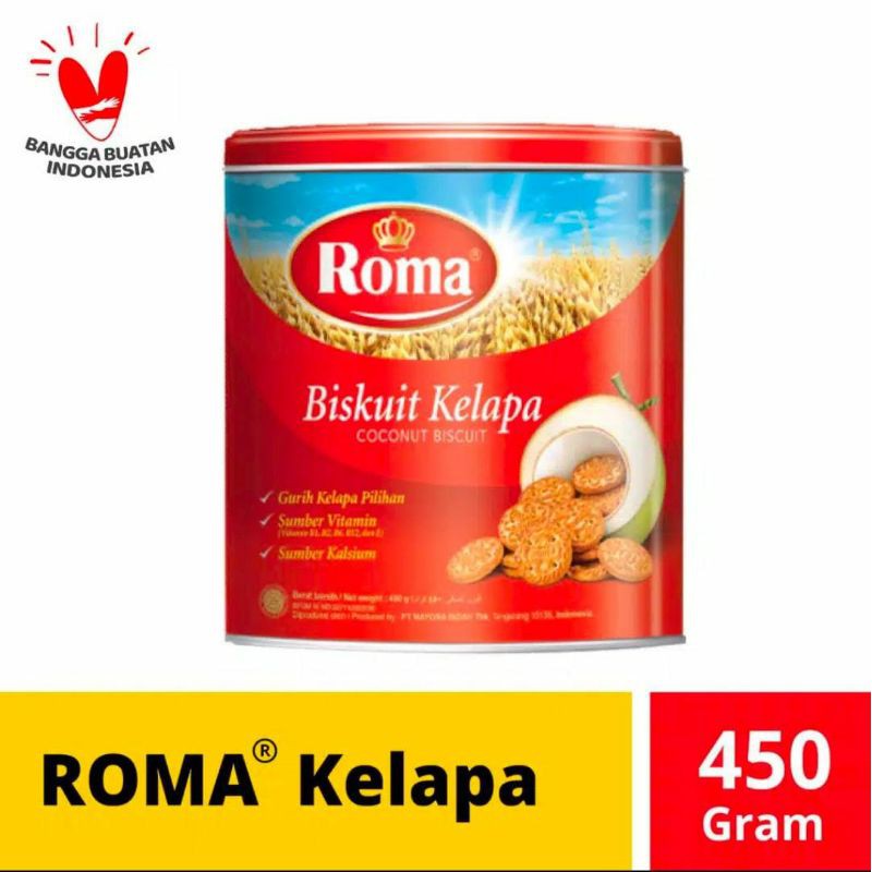Roma Coconut Biscuits 450g | Shopee Malaysia