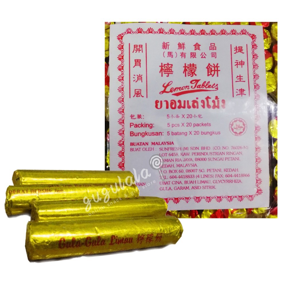 Lemon Tablets 100 pcs | Shopee Malaysia