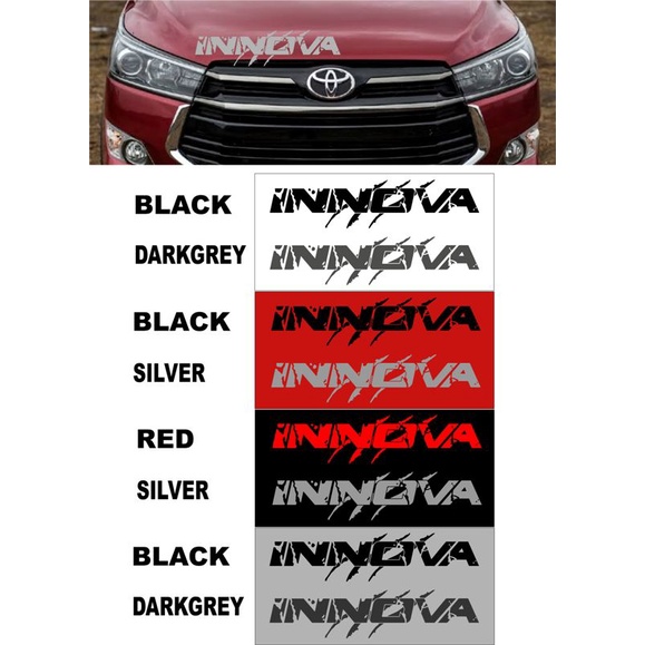 Toyota Innova Hood Sticker Decals Monster Claw Design | Shopee Malaysia
