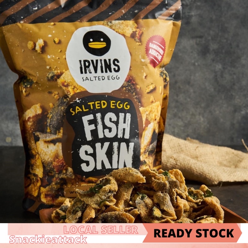 [READY STOCK Halal ] IRVINS Salted Egg Fish Skin / potato chips ...