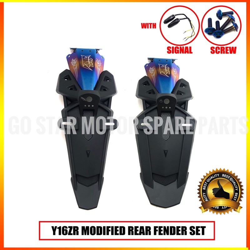YAMAHA Y15ZR FENDER TO Y16ZR Y15 Y16 MODIFIED MODIFY STD NYAMUK REAR ...
