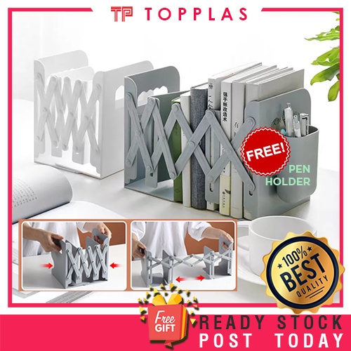 Japanese Muji Book Stand/Expandable Book Organizer/Book Holder ...