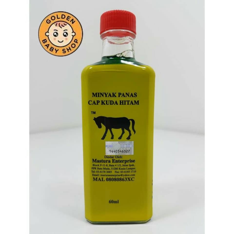Cap Kuda Hitam Minyak Panas Hijau 60ml | Shopee Malaysia