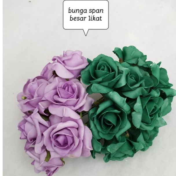 Artificial foam rose Big flower Bunga span besar 1ikat | Shopee Malaysia