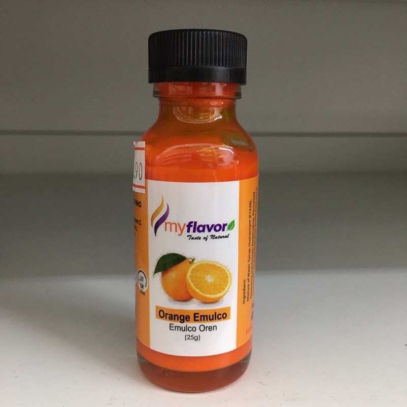 Ready Stock📣 [Halal] 25g MyFlavor EMULCO Pandan, Orange, Red Velvet ...