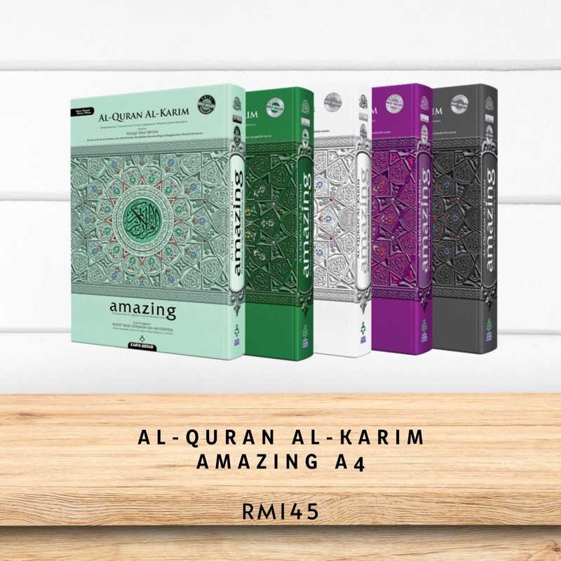 [Ready Stock] Al-Quran Al-Karim Amazing A4 | Shopee Malaysia