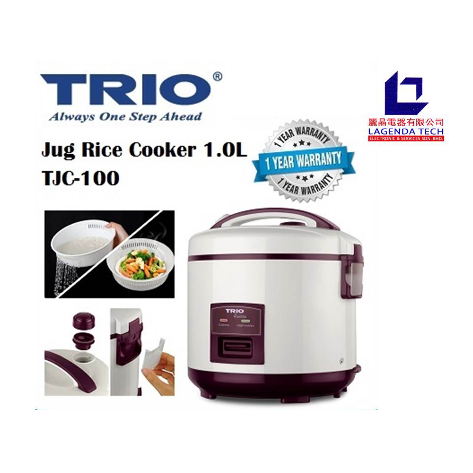 TRIO RICE COOKER TJC-100 (1.0L) | Shopee Malaysia