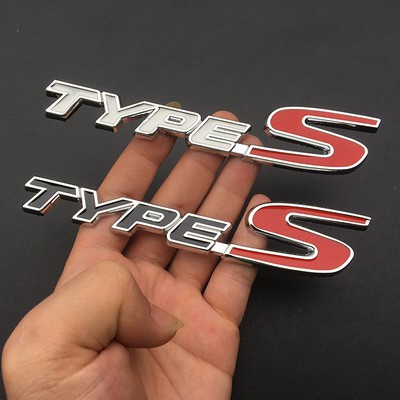 3D Type S Car Logo Honda Fit Jazz Jade City Car Stickers Car Tail Car ...