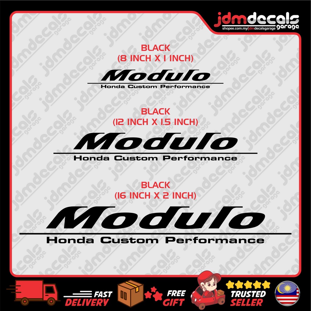 Modulo Vinyl Sticker | Shopee Malaysia