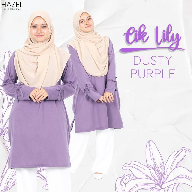 Hazel Tshirt Dakwah Muslimah Cik Lily Size XS Hingga 3XL | Shopee Malaysia