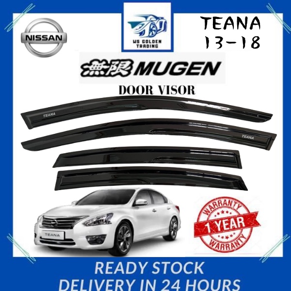 NISSAN TEANA L33 2014-2022 MUGEN STYLE DOOR VISOR AIR PRESS SUN VISOR PROTECTION ACCESSORIES OEM ...