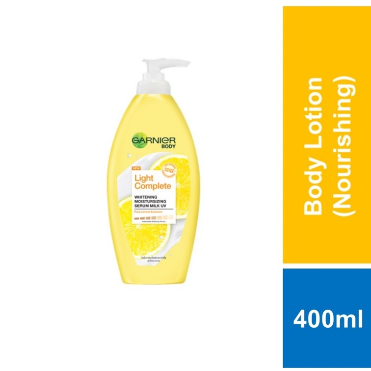 Garnier Light Bright Complete Lemon Sakura Glow Essence Serum Milk UV ...