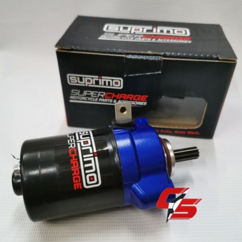 ESPADA Super Racing Starter Motor with Gear Titanium Original Y16 Y15ZR LC135 / SUPRIMO Racing ...