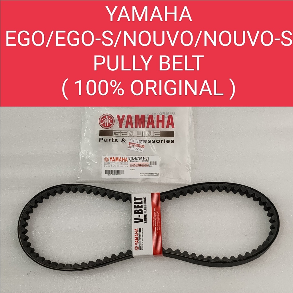 YAMAHA EGO/EGO S/NOUVO/NOUVO S ( ORIGINAL & LOCAL ) PULLY BELT / TIMING BELT | Shopee Malaysia