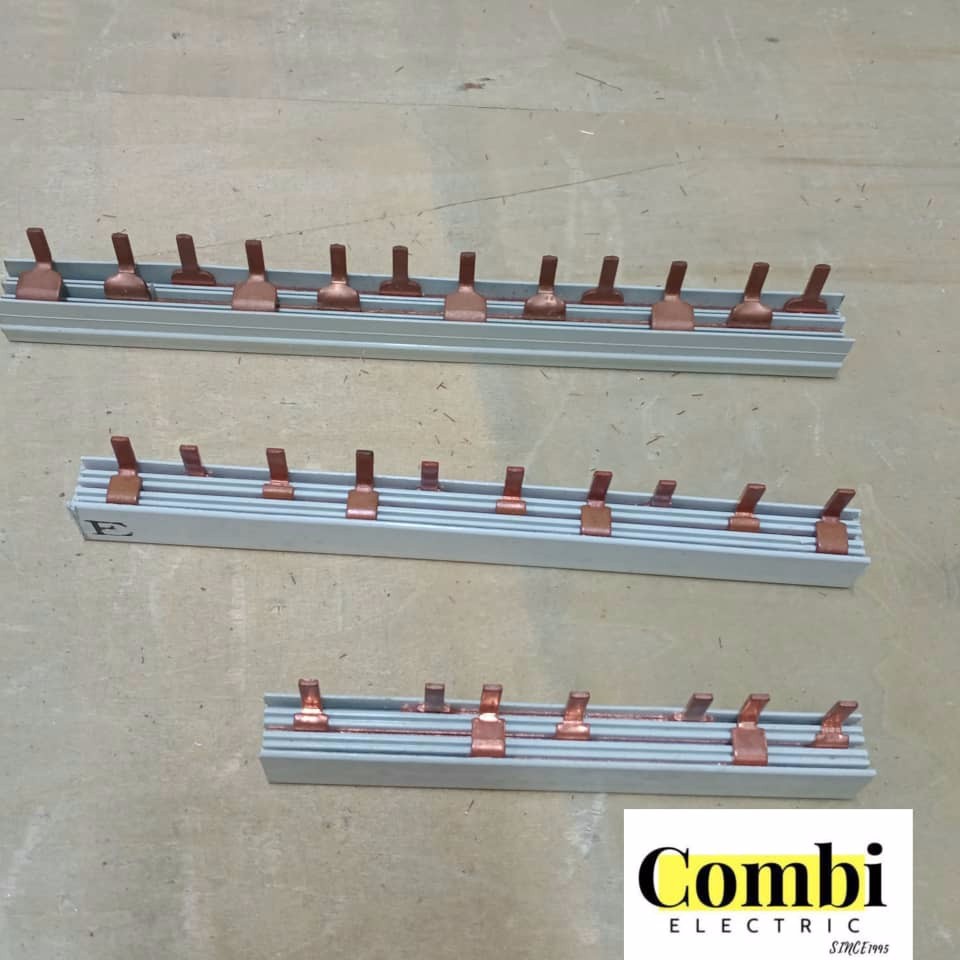 MCB COPPER BUSBAR 3 Pole ( Loose Cut ) MCB Busbar / Copper Bar | Shopee ...