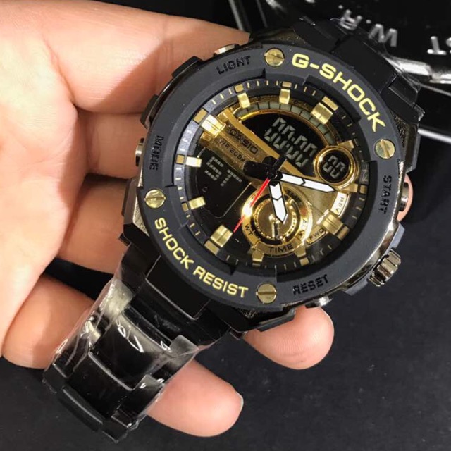 CASIO GSHOCK G-STEEL BLACK STAINLESS STEEL CASE | Shopee Malaysia