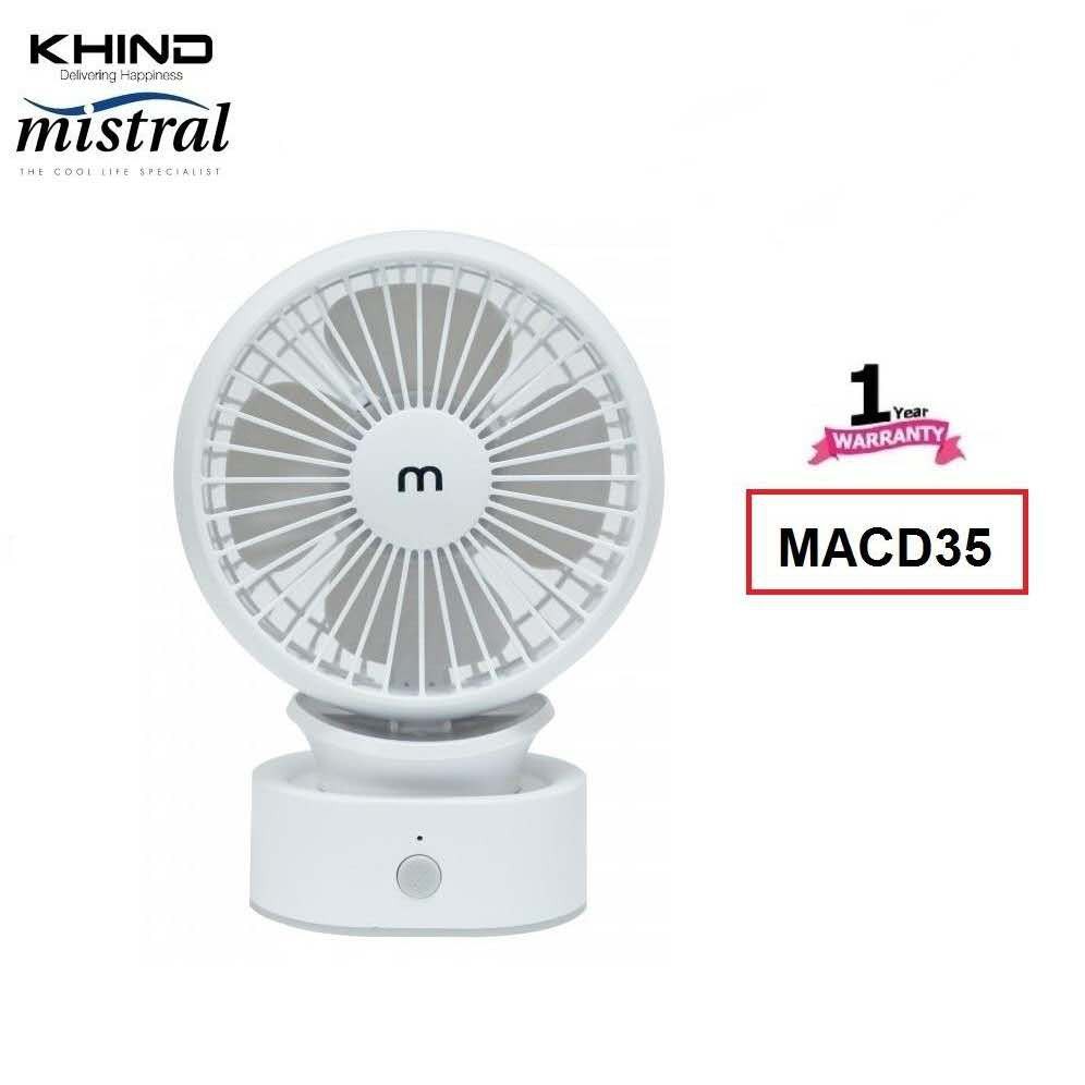 Mistral USB Rechargable Mini Fan MACD35- Adjustable neck | Shopee Malaysia