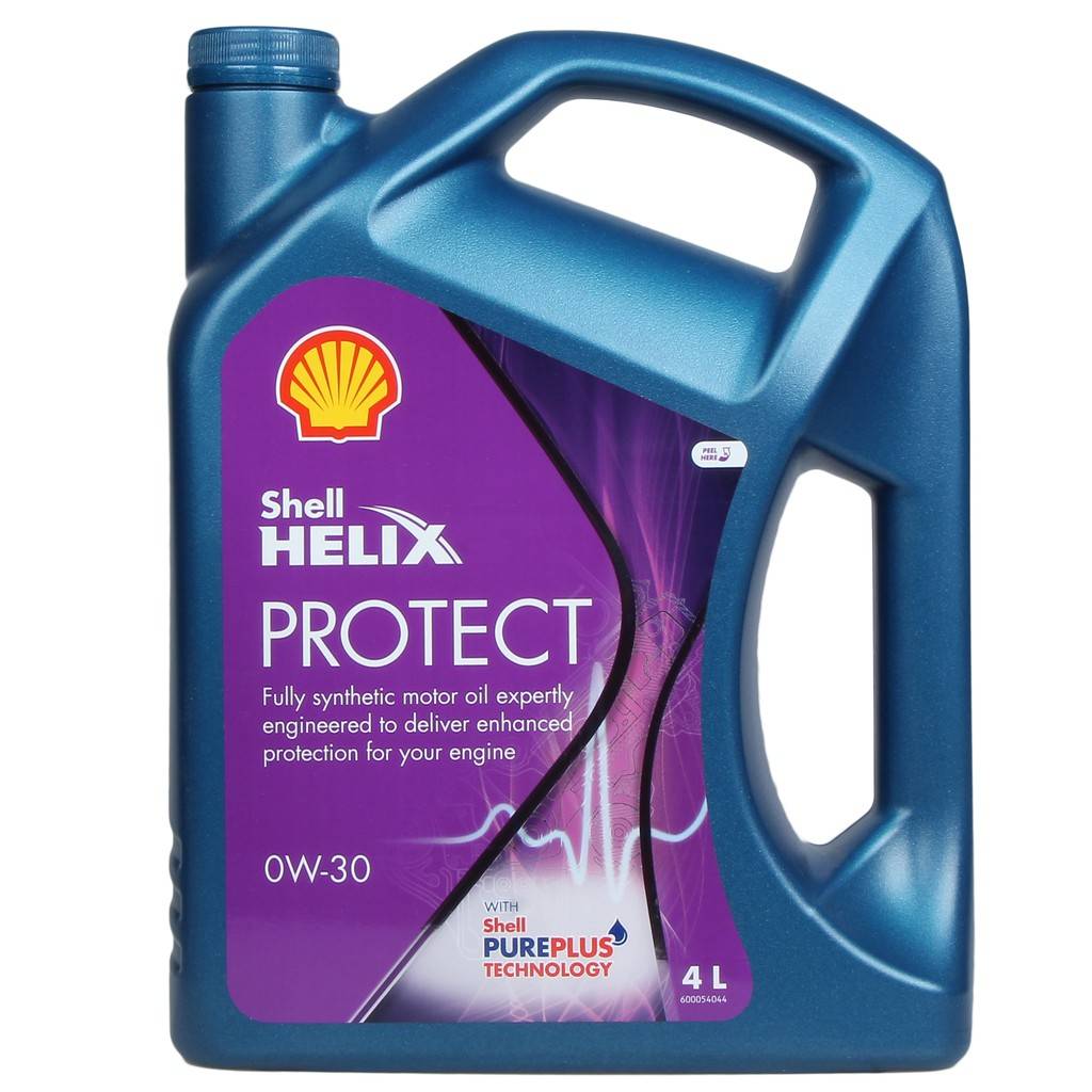 Minyak hitam kereta SHELL HELIX PROTECT 0W30 4L FULLY SYNTHETIC ...