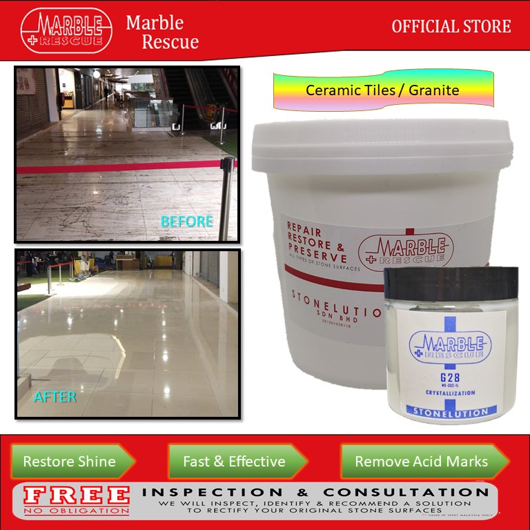 Marble Rescue G28 Crystallization Gel for Granite, Quartz, and Polished ...