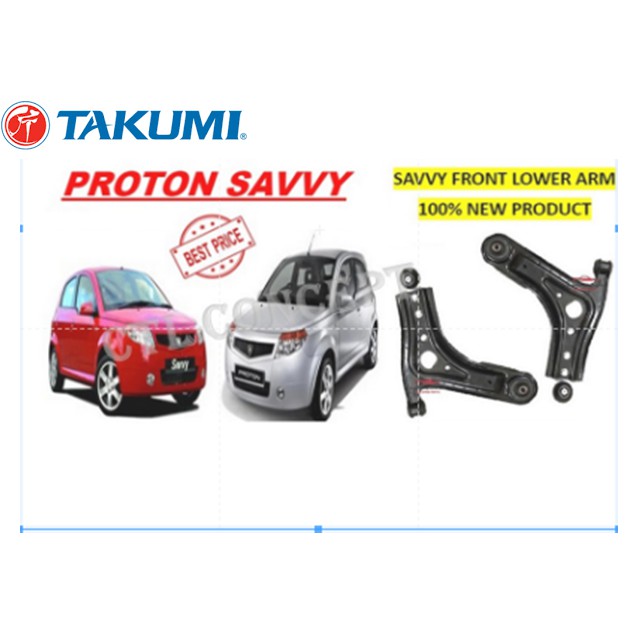 Takumi Proton Savvy Lower Control Arm Assembly Front Left or Right ...