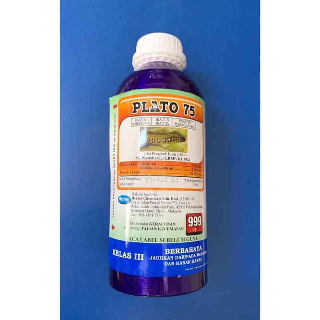 PLATO 75 [HEXTAR] [LUFENURON + LAMBDA-CYHALOTHRIN] [1L] | Shopee Malaysia