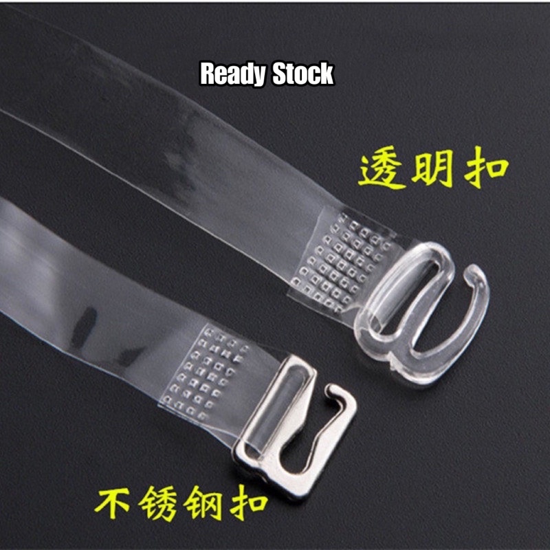 Women Transparent Bra Straps Invisible Tali Coli Telus Wanita女士透明胸罩肩带 ...