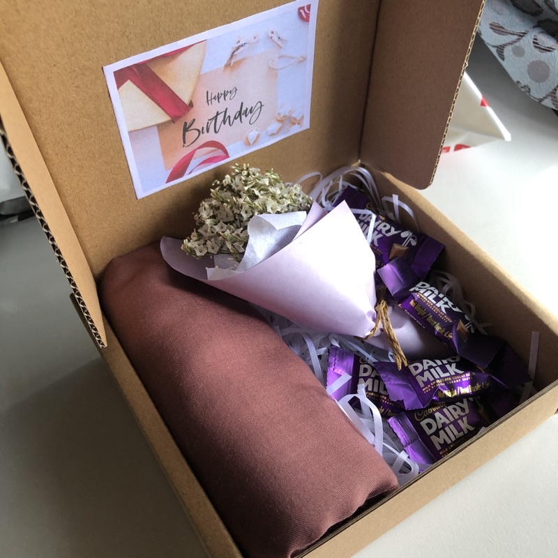 🔥 SURPRISE BOX GIFT BOX 🔥 tudung bawal pleated shawl chocolate 🎁 ...