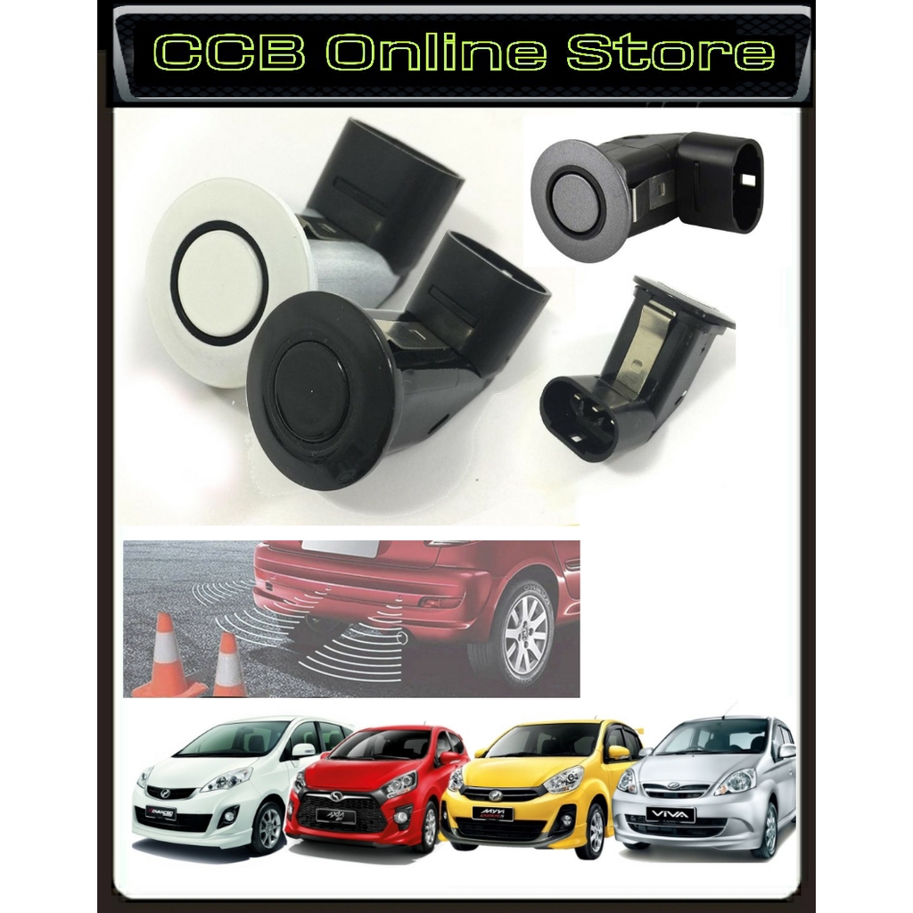 Perodua Myvi Axia All model Reverse Sensor Black/Grey/White/Siver (1pc ...