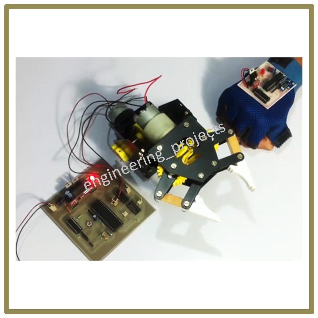 Engineering Project (FYP) - Hand Motion Controlled Robotic Arm | Shopee ...