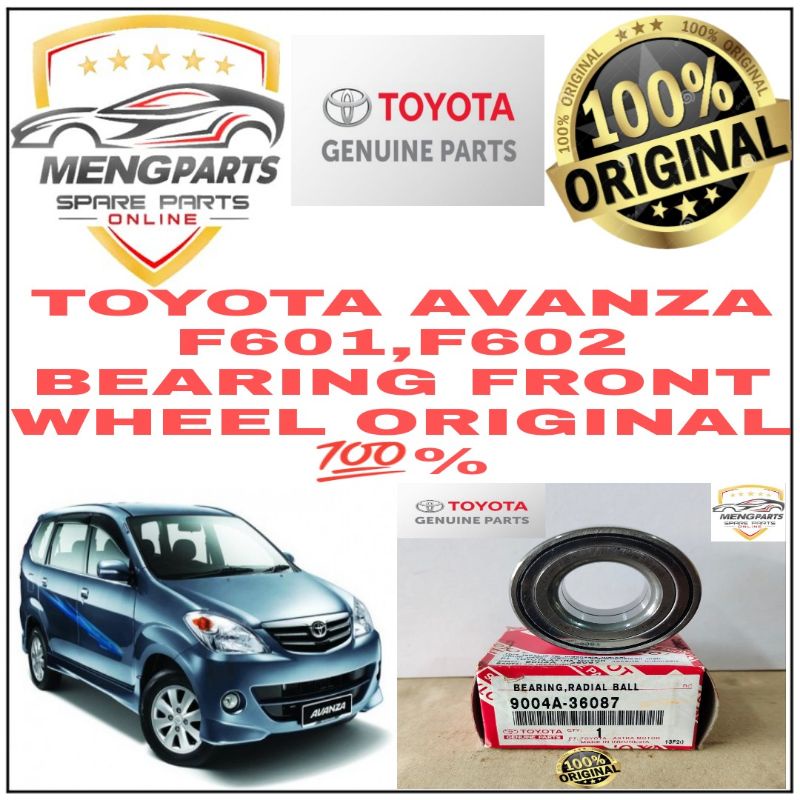 TOYOTA AVANZA F601,F602 2004 YEAR TO 2011 YEAR BEARING FRONT WHEEL ...