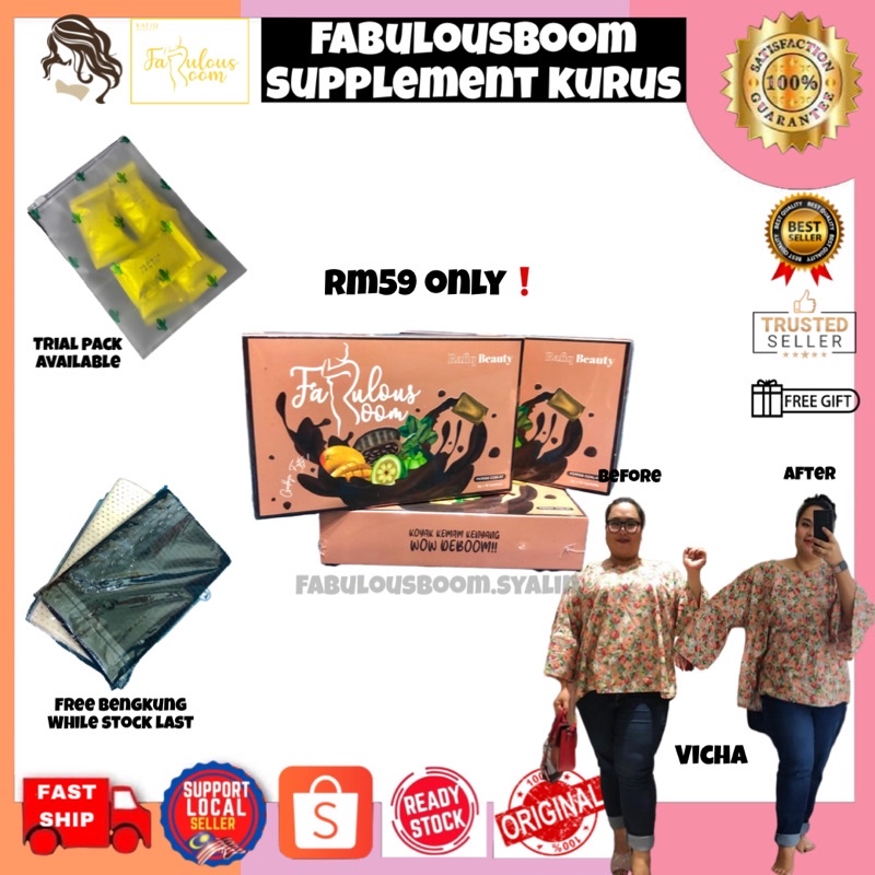 Fabulousboom Original HQ Supplement Kurus Viral Fabulous Boom Produk ...