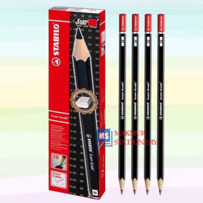 STABILO Exam Grade 2B Pencil For Computer (Pcs) | Shopee Malaysia