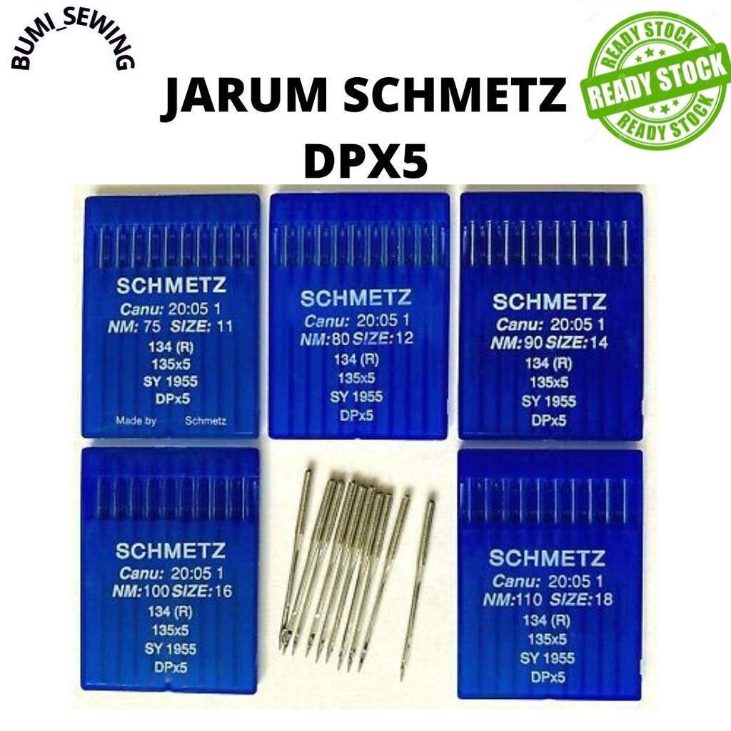 JARUM SCHMETZ DPX5 / SCHMETZ NEEDLE DPX5 (ORIGINAL) | Shopee Malaysia