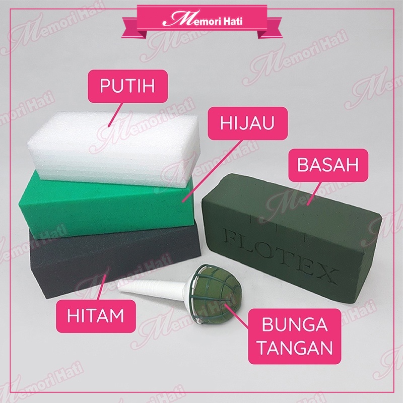 Artificial Flower Foam / Span Bunga / Span Basah / Span Kering ...
