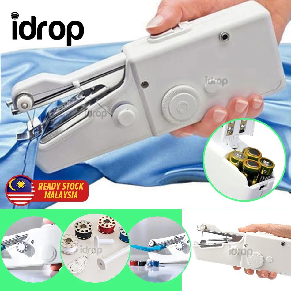 idropmy Portable Compact Mini Handheld Cordless Electric Sewing ...