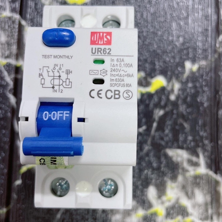 ELCB sirim 2 pole / 4 pole RCCB 40a 63a MAXGUARD UMS main switch DB box ...