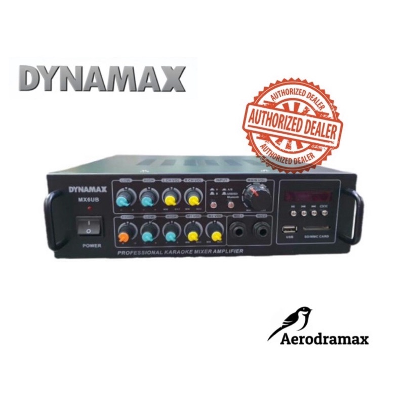 DYNAMAX HEAMDX- MX6UB Professional Karaoke Mixer Amplifier | Shopee ...