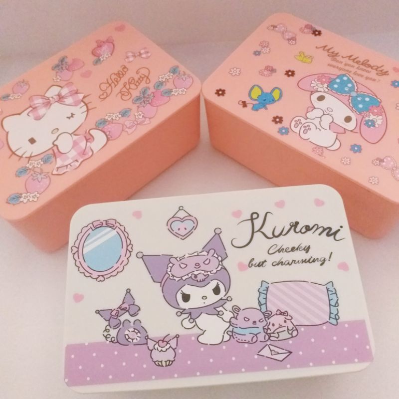 Hello kitty My Melody Kuromi tissue / masks storage box | Shopee Malaysia