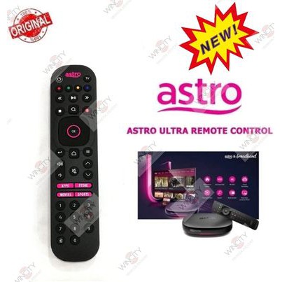 WSS 100% Original ASTRO ULTRA BOX Remote Control 4K Remote | Shopee ...