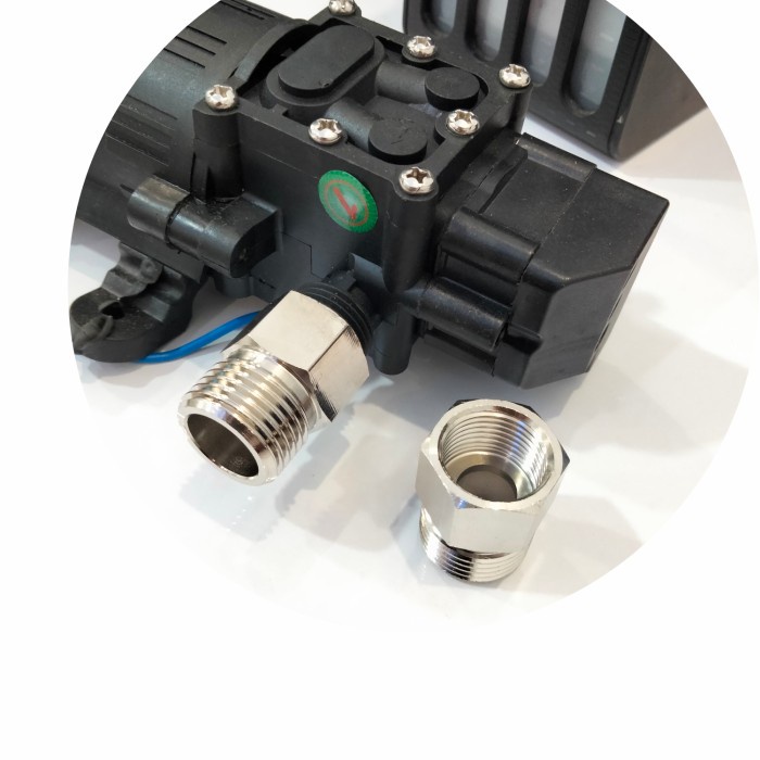 Converter CONNECTOR 18MM INSIDE DRAT TO 1/2 INCH PUMP DC 12V PVC PIPE ...