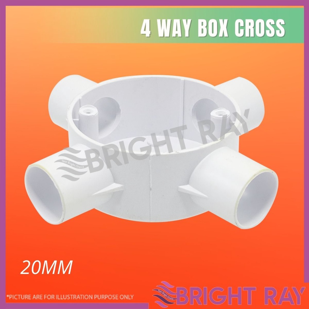 20mm PVC Joint Conduit Box Fittings Accessories Wiring Fitting Pipe ...