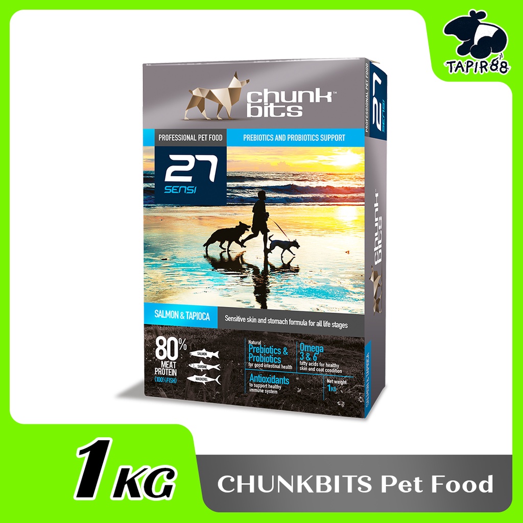 Chunk Bits Dog Food 1KG ChunkBits 22 Fish | 23 Venison | 24 Duck | 25 ...