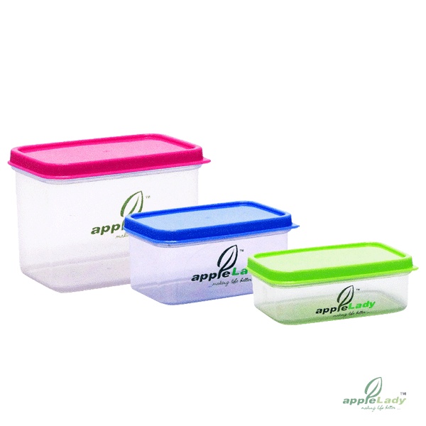 🔥【READY STOCK】🔥 APPLE LADY BPA Free Multipurpose Round Container Food ...