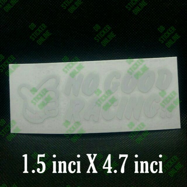 🔥No Good Racing reflective cutting sticker🔥 | Shopee Malaysia