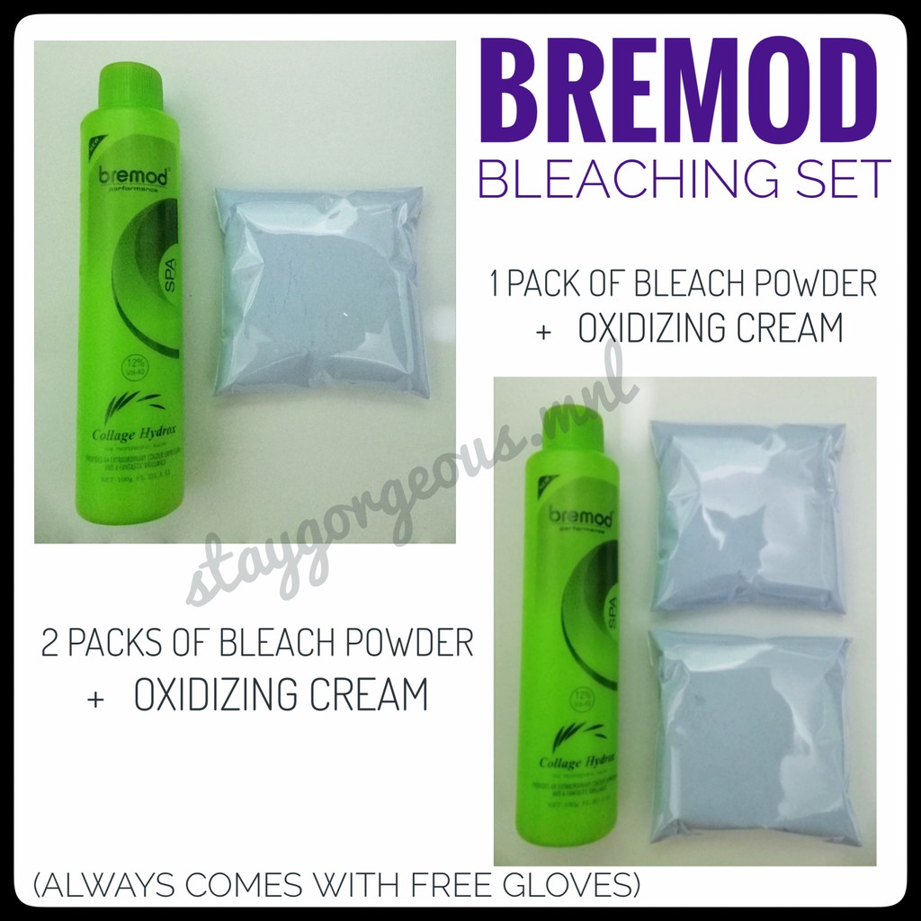 Bremod Hair Bleaching SET with Oxidizing Cream included | Shopee Malaysia