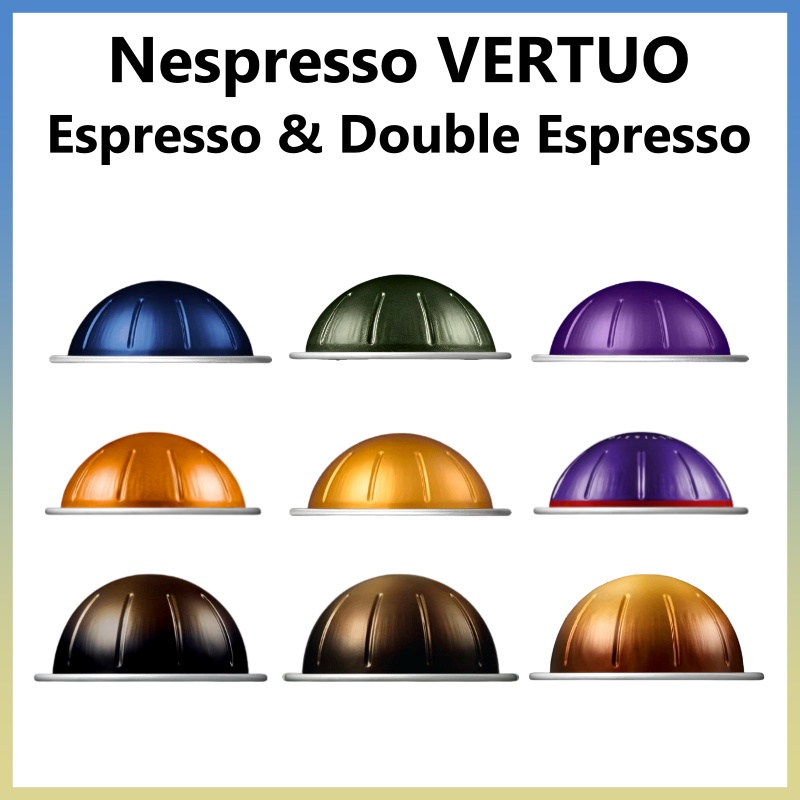 [Nespresso VERTUO] Espresso & Double Espresso, 8Flavors, 10capsules / Diavolitto, Il Caffe ...