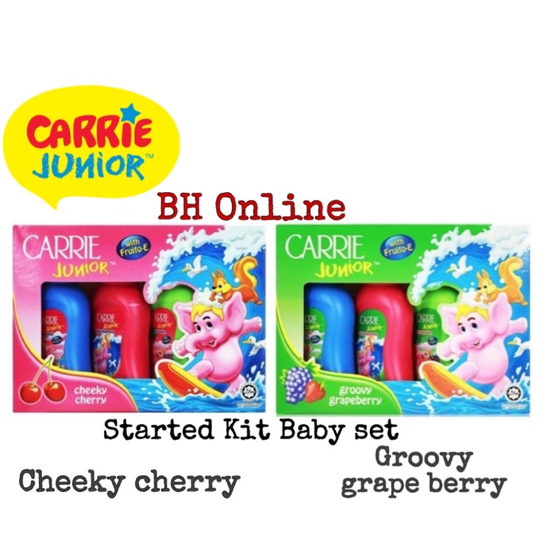 Carrie Junior Gift Pack Set with Fruito E - Cheeky Cherry / Groovy ...